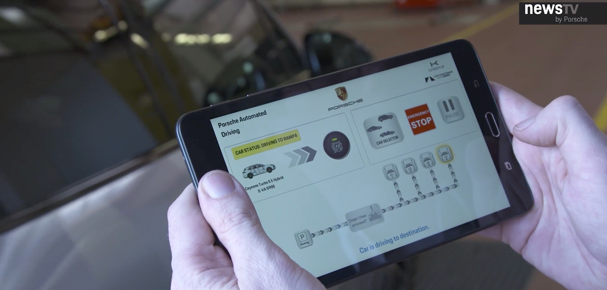 Porsche tests autonomous vehicles in the workshop | ADAS & Autonomous ...