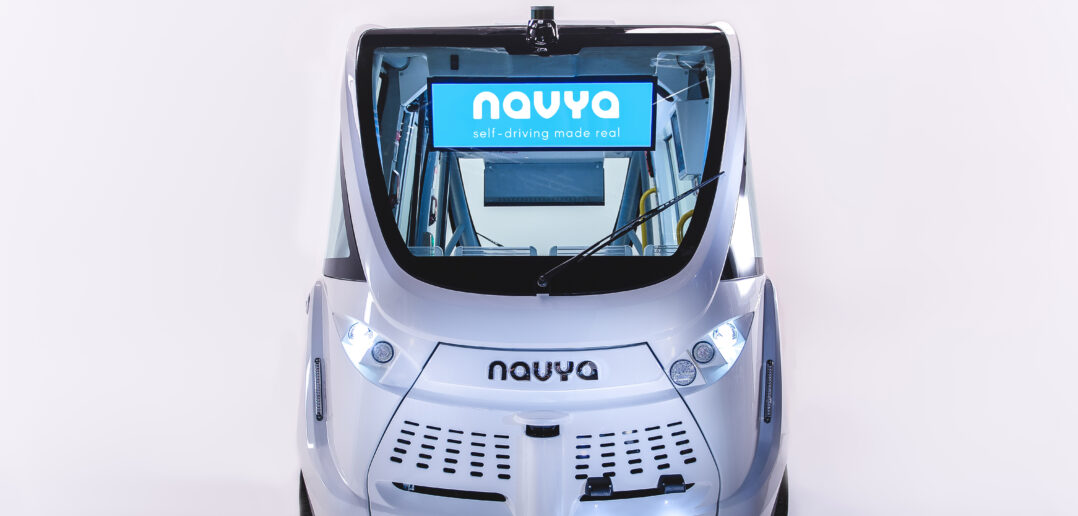 Platooning demonstration of Navya Autonom shuttles at JFK Airport ...