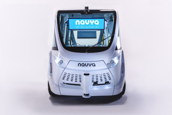 Platooning demonstration of Navya Autonom shuttles at JFK Airport ...