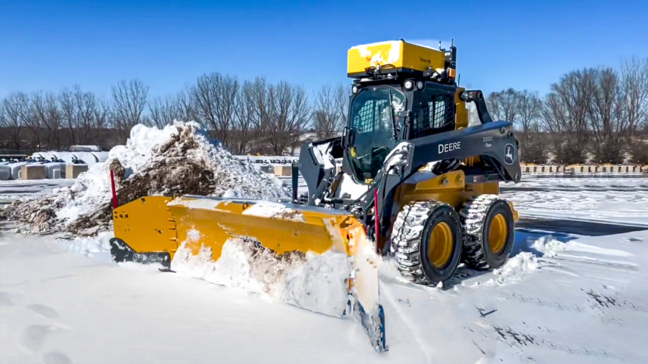Remote-operated and autonomous snowplow launched by Teleo and Storm ...