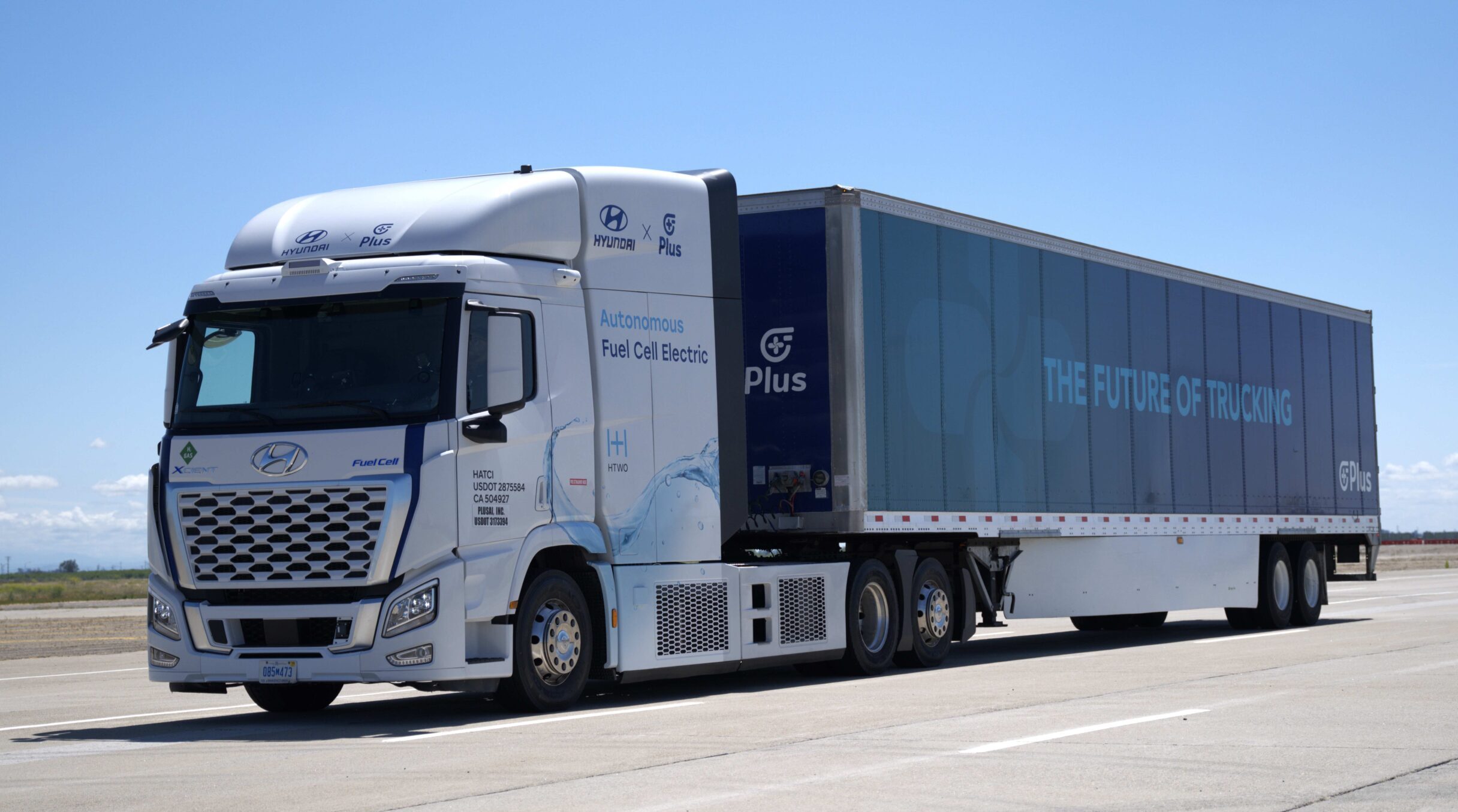 Hyundai Motor and Plus showcase first US Level 4 autonomous fuel cell ...