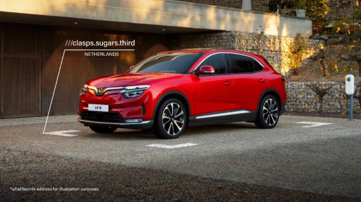VinFast offers what3words navigation technology in the VF 8 - Driving Me