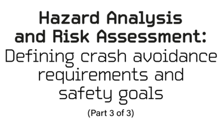 FEATURE: Hazard Analysis and Risk Assessment (HARA) – Defining crash ...